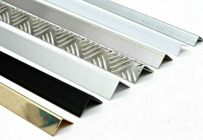 *FOLDED ANGLE Corner Protector - SATIN STAINLESS STEEL SSS Made in the ...