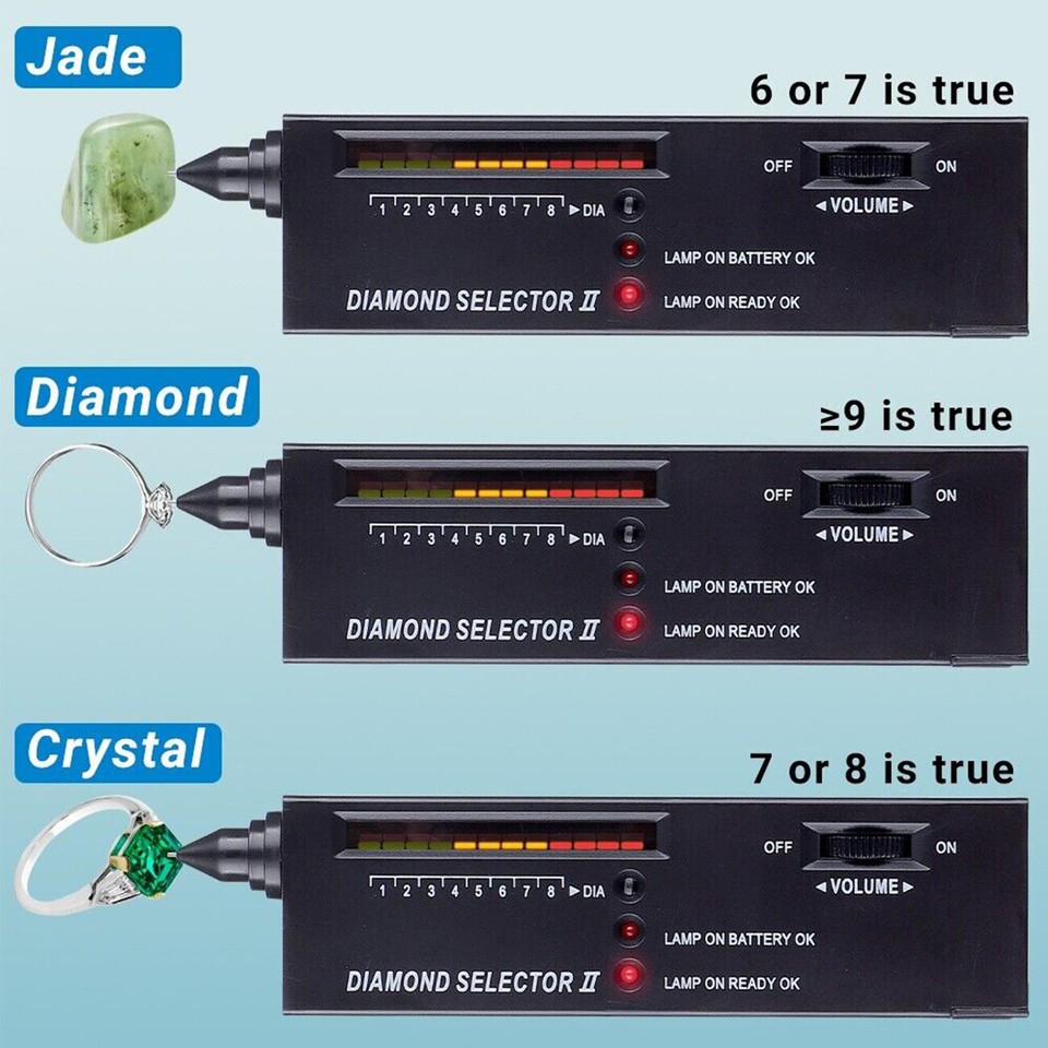 Gold Silver Diamond Tester Selector Gemstone Testing Kit Digital ...