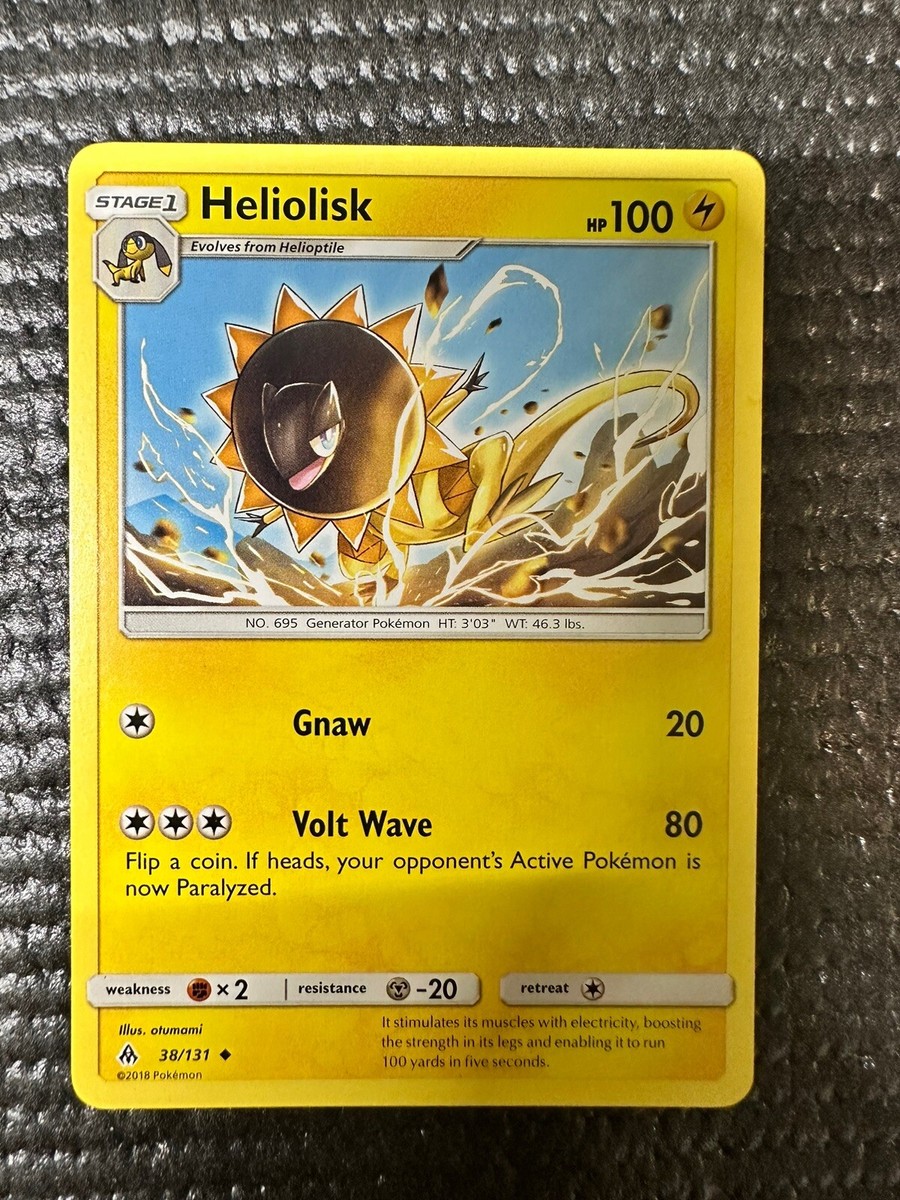 Pokemon Heliolisk Card Pokemon Trading Card Game 050/159 Heliolisk