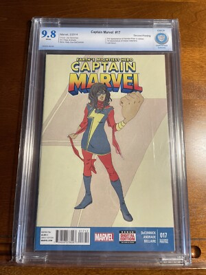 Captain Marvel #17 2nd print CBCS 9.8, Kamala Khan, not CGC | eBay