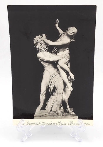 RPPC Continental Postcard~ Pluto & Proserpina By Bernini~ Borghese ...