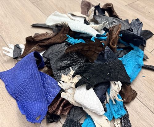 Crocodile Scraps Remnants Piece Hide Leather Skin Scrap Gator Croc ...