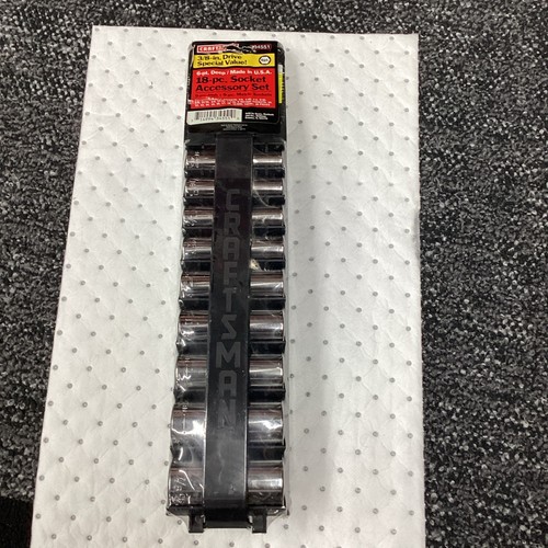 Craftsman USA 34551 18 Piece Deep Socket Accessory Set Standard SAE ...