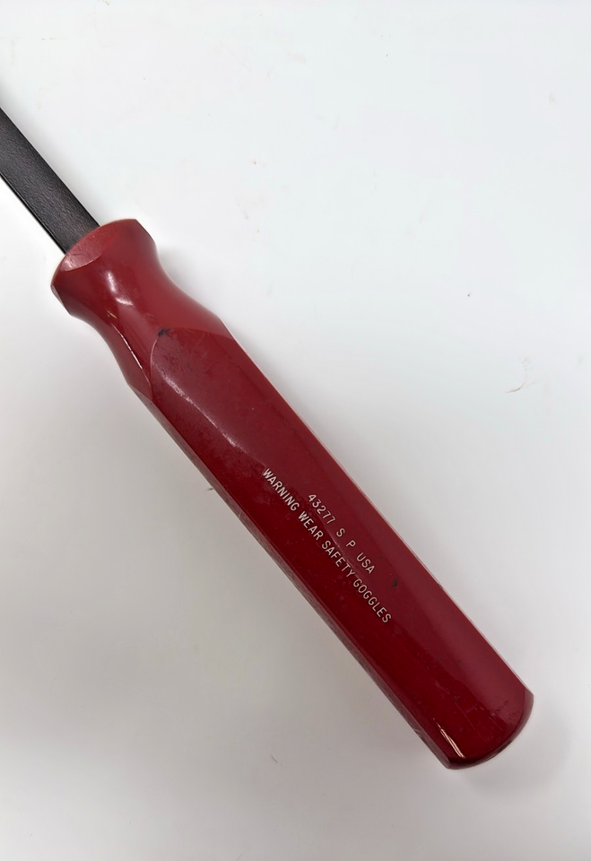 Craftsman USA 25 Inch Curved Tip Pry Bar 43277 Red Handle | eBay