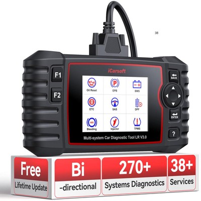 iCarsoft LR V3.0 ENHANCED OBD2 Scanner Land Rover Jaguar Full System ...