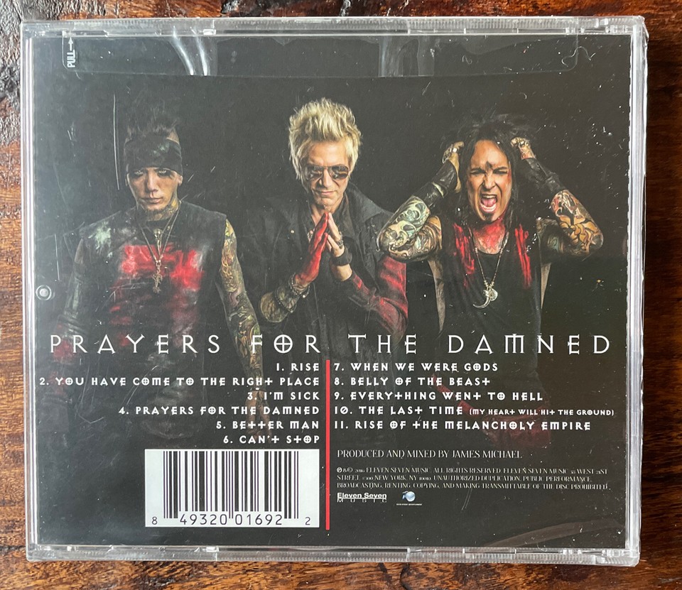 NEW SIXX:A.M. "Prayers For The Damned" IMPORT AUTOGRAPHED (CD, 2016 ...