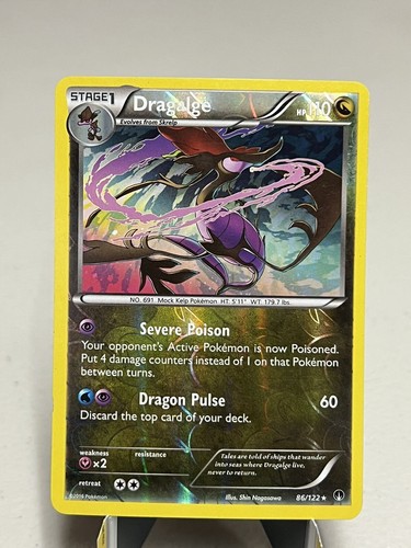 Dragalge 86/122 Reverse Holo Rare Breakpoint Pokemon Card 2016 LP-NM | eBay