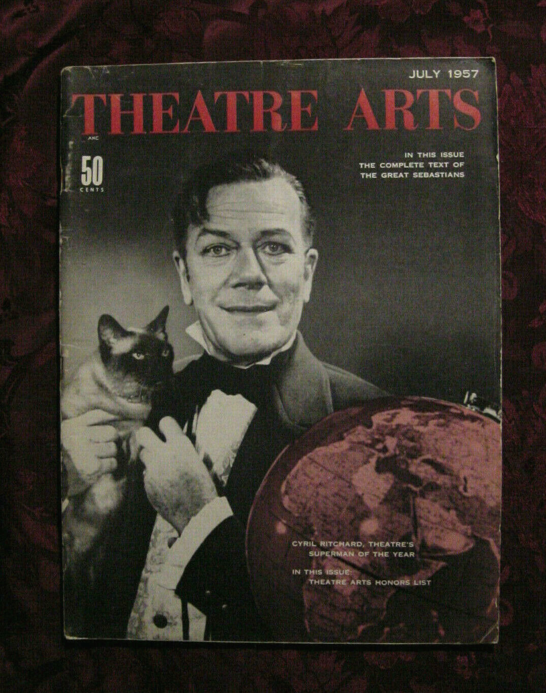 THEATRE ARTS July 1957 Cyril Ritchard Jean Anouilh Howard Lindsay ...
