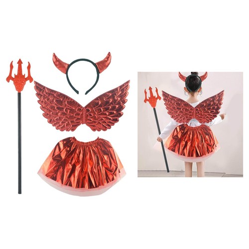 Ensemble de costumes de diable d'Halloween Déguisements Costume de ...