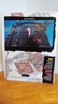 JOHN PETRUCCI IBANEZ RG GUITAR BENSALEM PA. 1992 PRINT AD 11 X 8.5 4 | eBay