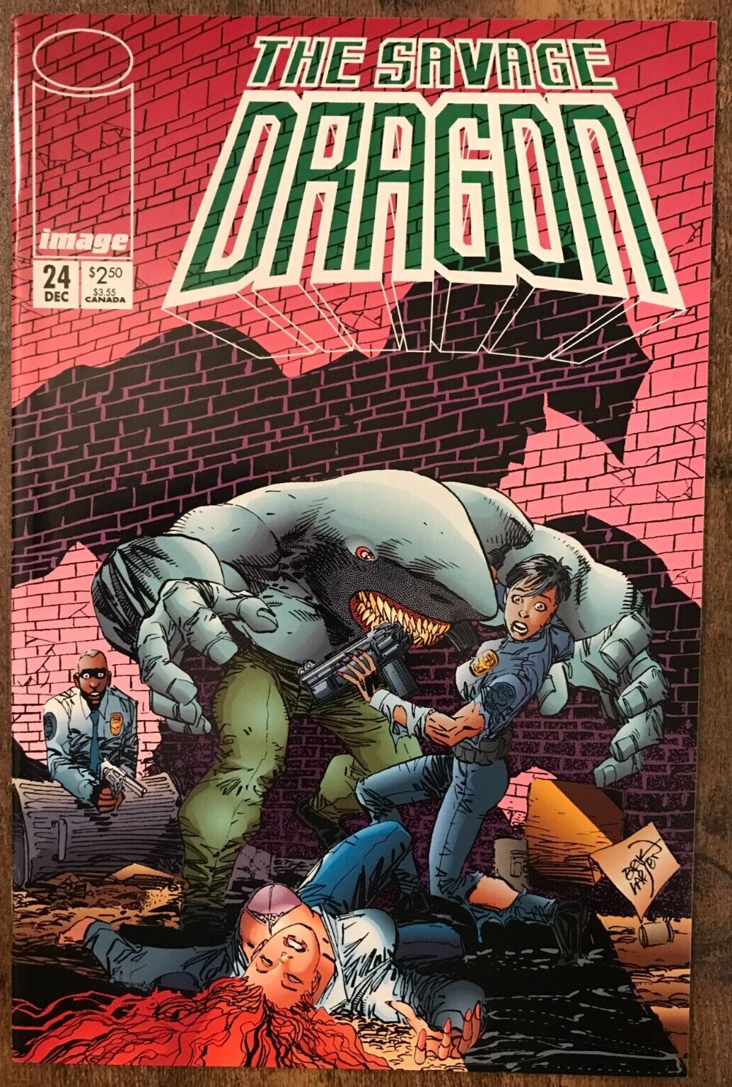 Savage Dragon #24 By Erik Larsen She-Dragon Freak Force Nixed Men Image ...