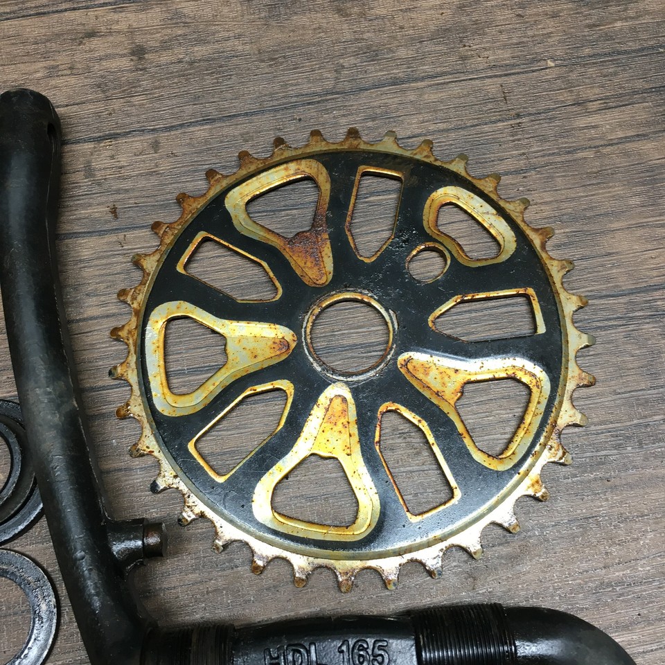 Mongoose Craze Rebel 20 BMX Bike 36 T Crankset 165 One Piece Crank set ...