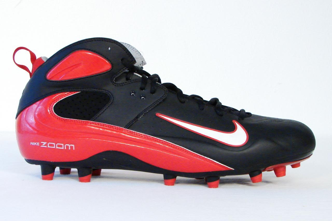 Nike Air Zoom Blade Pro TD Football Cleats Black & Red Shoes Men's 16 ...