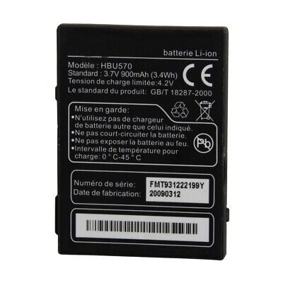 BATTERIE DE REMPLACEMENT NEUVE POUR HUAWEI HBU570 U3300 T5700 U5700 ...