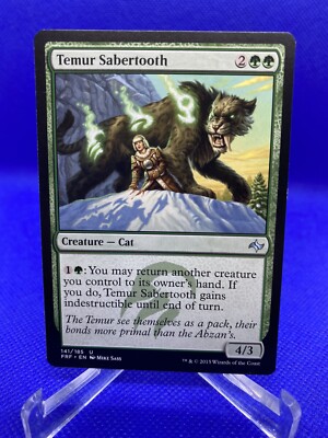 MTG Temur Sabertooth Fate Reforged 141/185 Regular Uncommon. 1x NM. | eBay