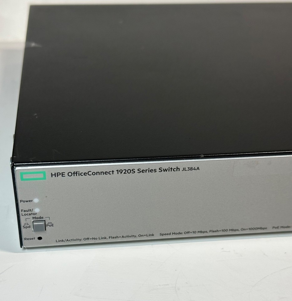HP Enterprise OfficeConnect 1920S 24G PPoE+(185W) Switch (JL384A) w ...
