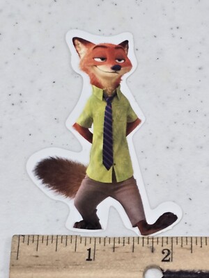 Zootopia Nick Wilde 3" Decal Sticker | eBay
