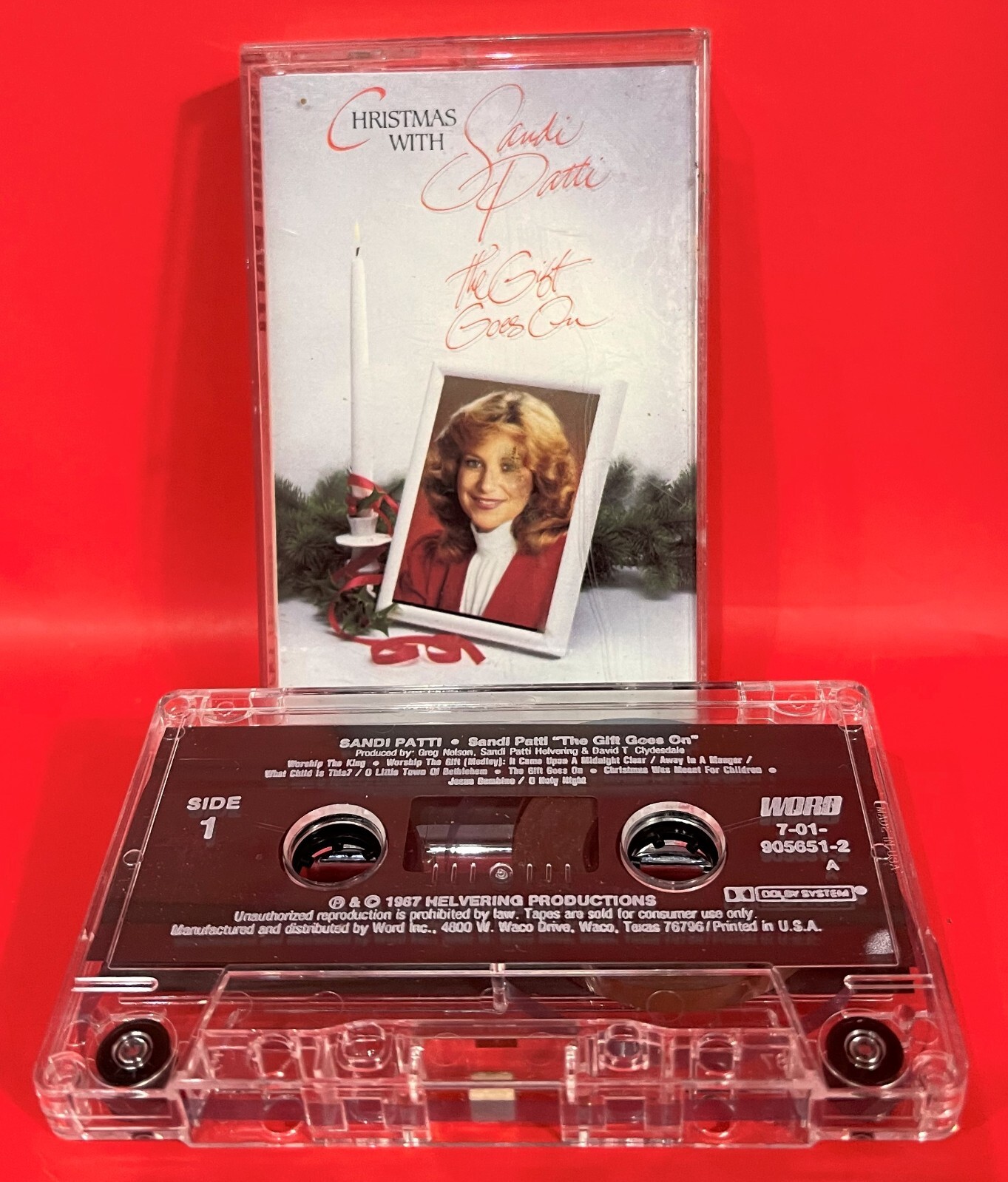 Christmas With Sandi Patti 1987 Cassette The Gift Goes On Helvering ...