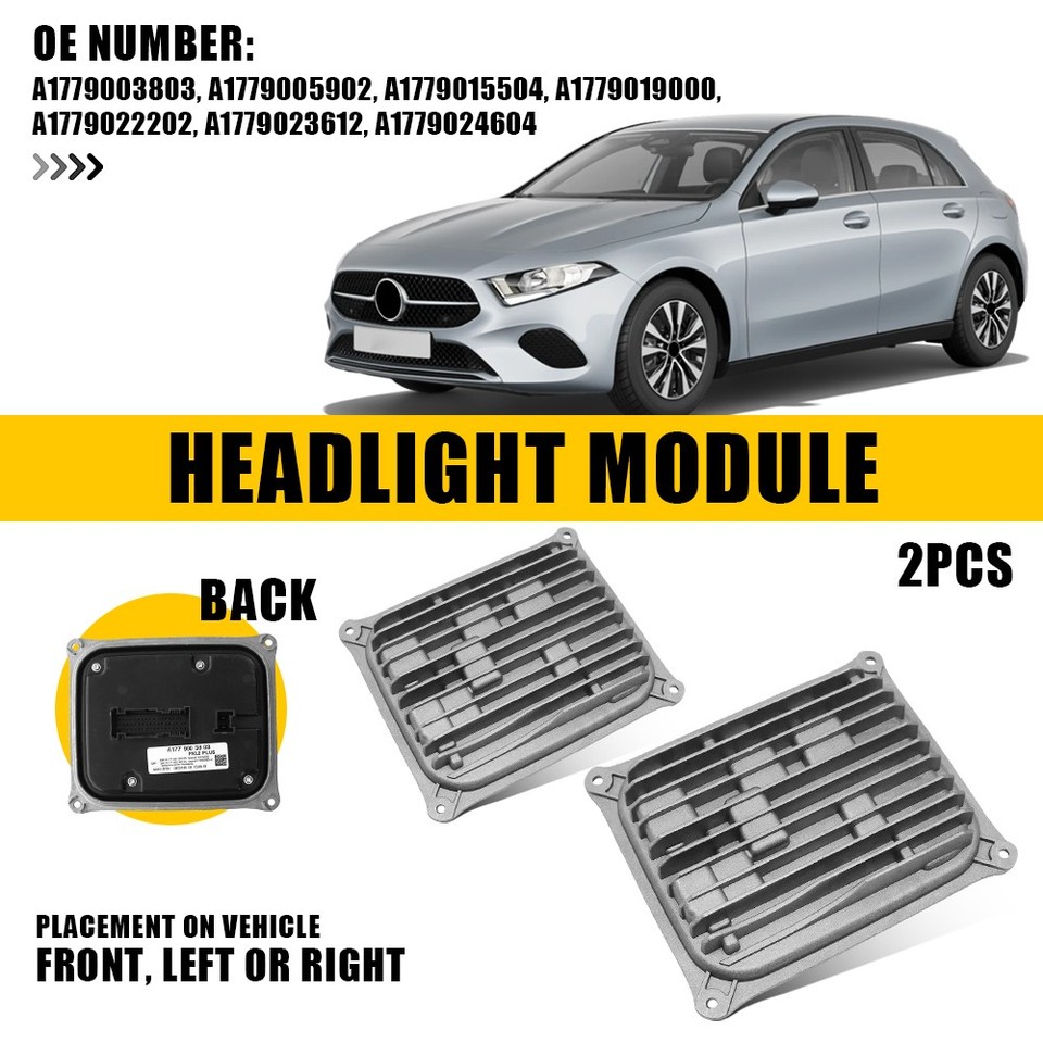 Headlight Module fit Mercedes W177 LED Ballast Unit Left Right ...