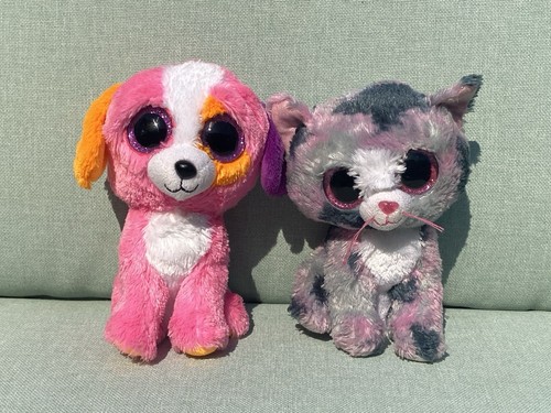 2016 Ty Beanie Boo Precious And Lindi Dog Plush | eBay