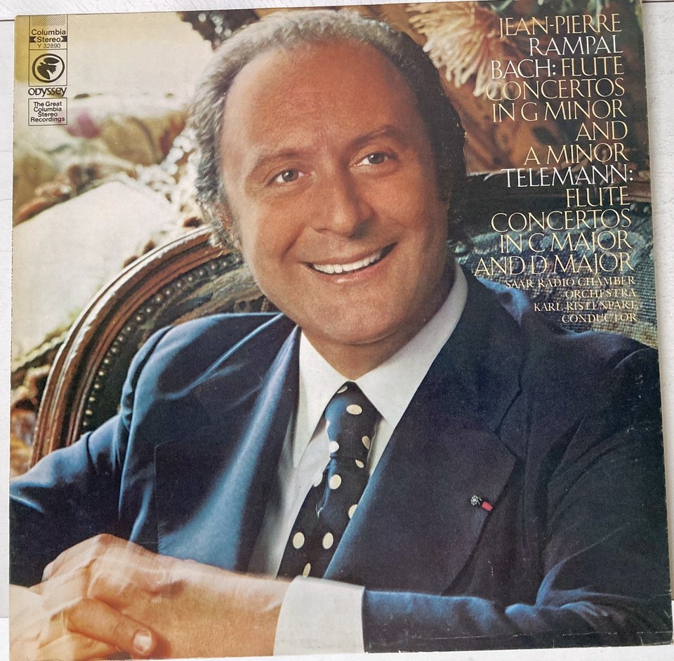 Lot of 6 JEAN-PIERRE RAMPAL Lily Laskin Kenneth Gilbert Samuel Baron ...