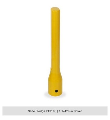 Slide Sledge Pin driver 1 1/4" diameter | eBay