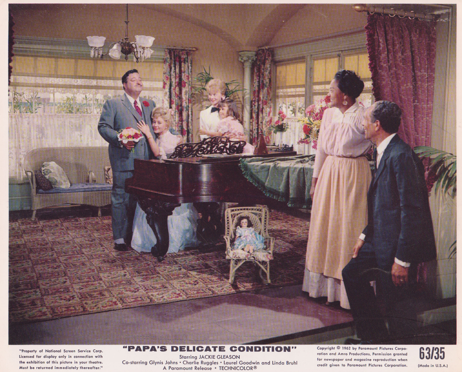 PAPA'S DELICATE CONDITION JACKIE GLEASON GLYNIS JOHNS ORIGINAL 1963 ...