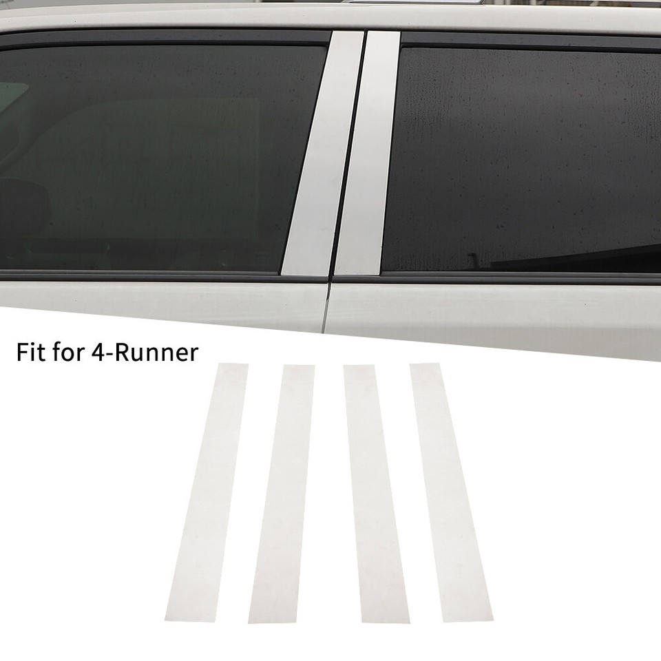 Stainless Steel Chrome Window B pillar Post Protect Cover Trim For ...