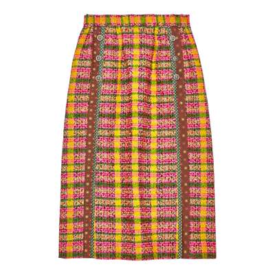 GUCCI Check Print Tweed Skirt | eBay