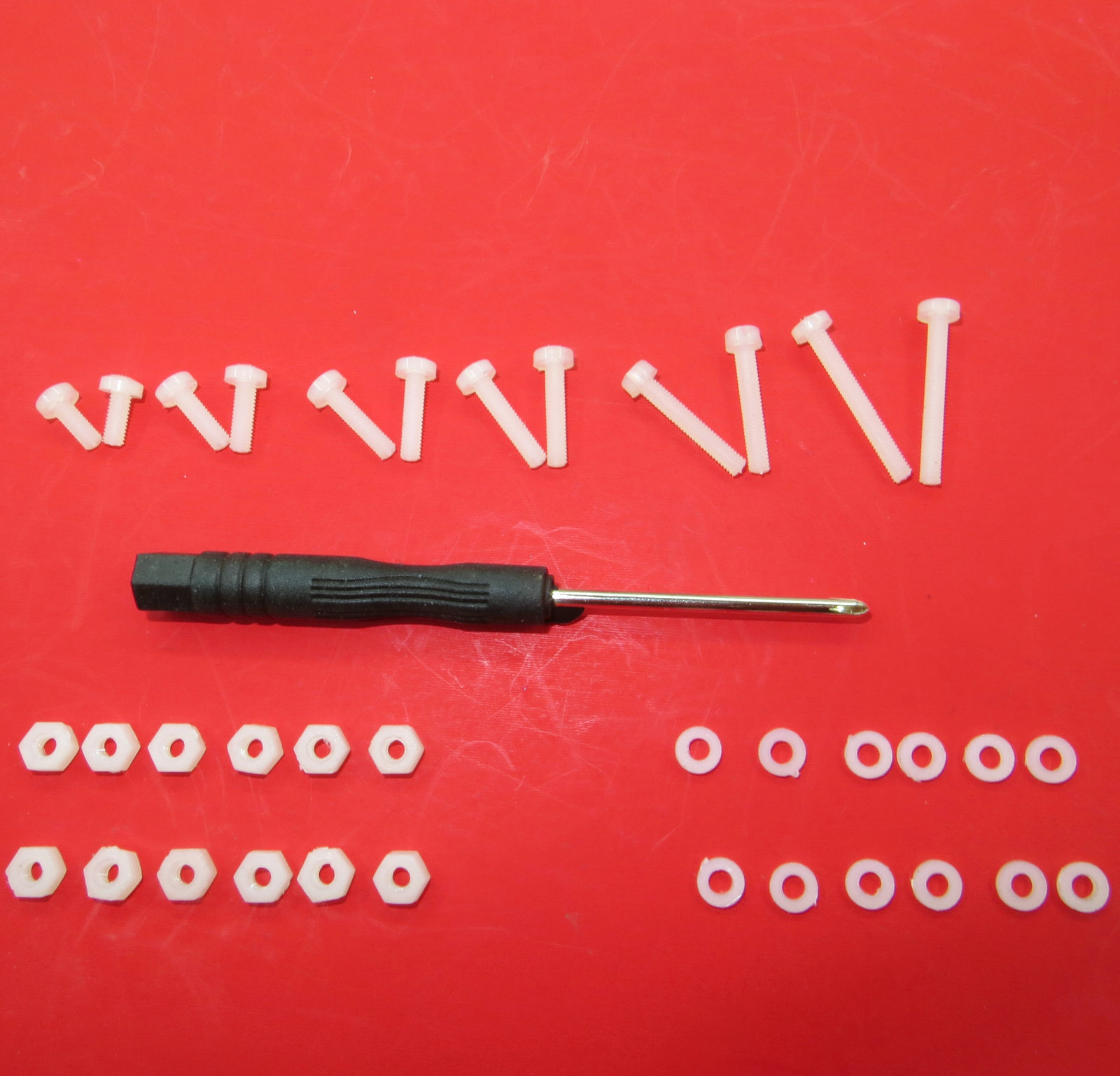 Turntable Cartridge Headshell Mounting Nylon Non-Magnetic Screw Kit 37 ...
