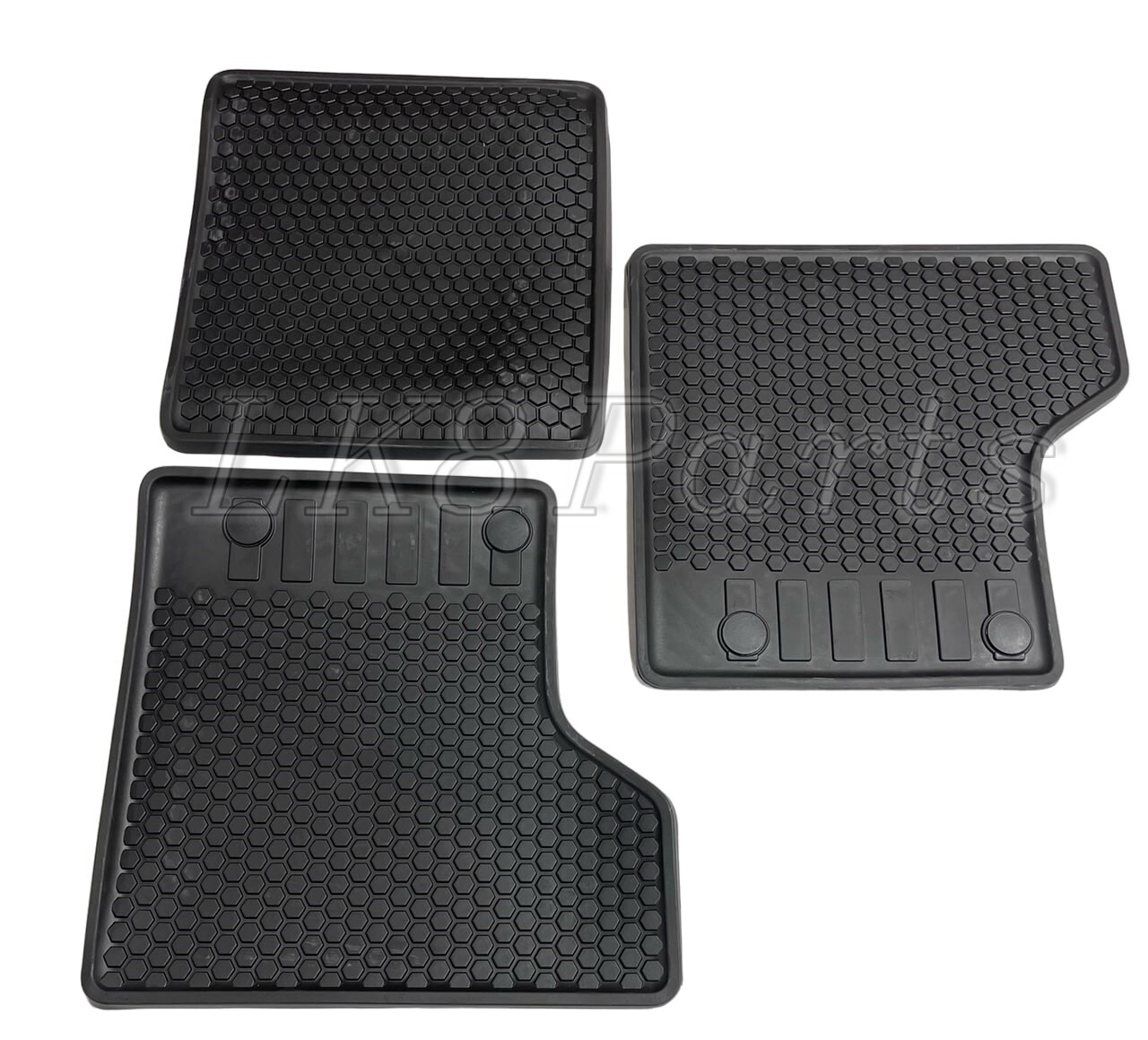 Land Rover Defender 90 Black Rubber Floor Mats VPLES0664 Genuine New | eBay