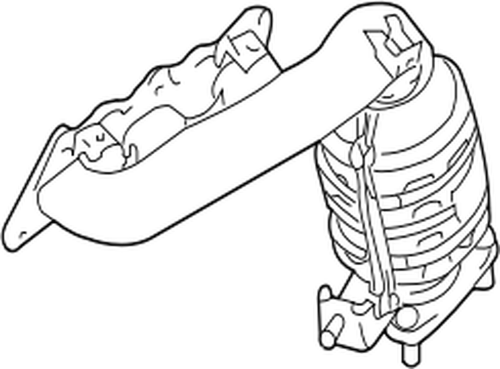 14110-79K02-H02 Suzuki Manifold,exh,r(black) 1411079K02H02, New Genuine ...