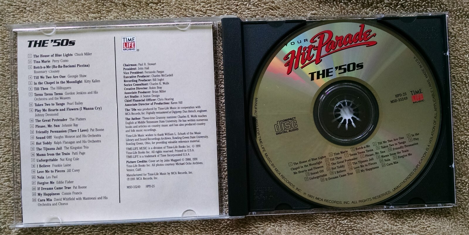 Time Life Music Your Hit Parade The 50s CD VG++/NM | eBay