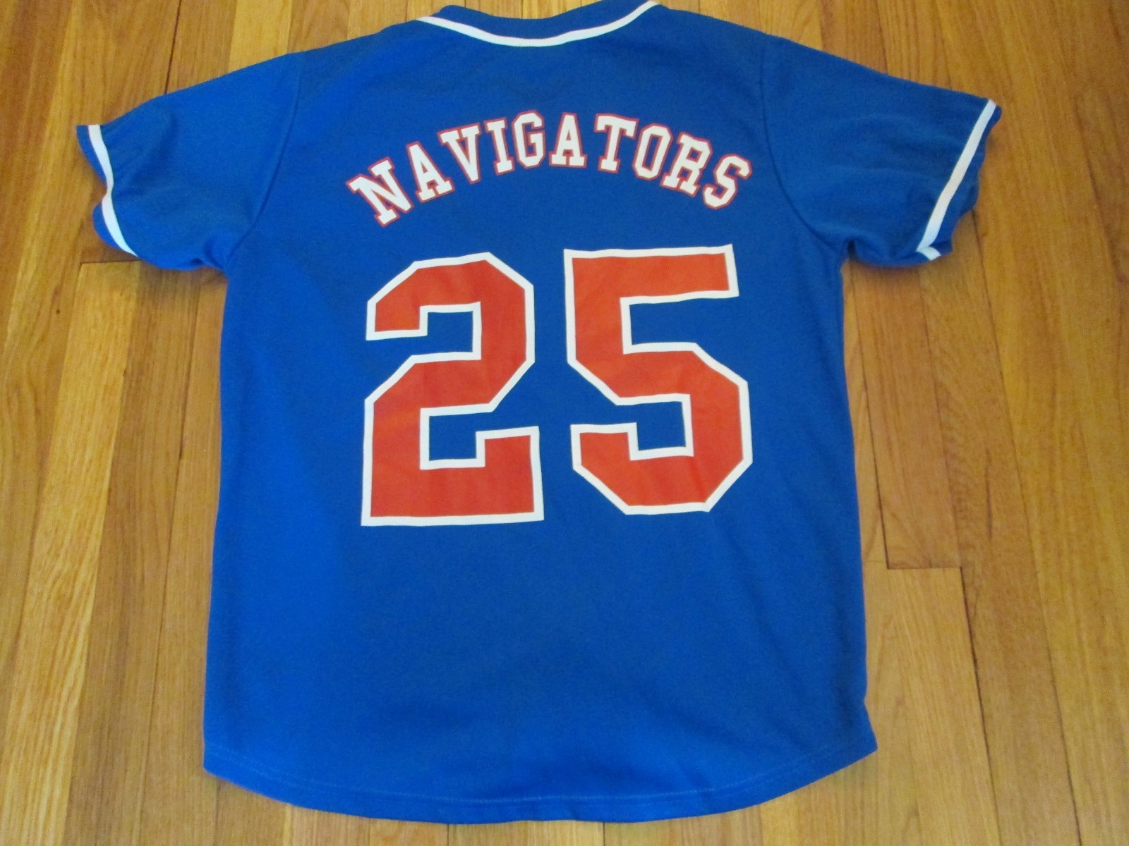 COLLEGE SUMMER BASEBALL NORTH SHORE NAVIGATORS PROMO JERSEY SIZE M | eBay