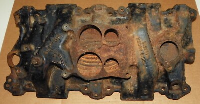 SMALL BLOCK CHEVY 4 BBL ORIGINAL INTAKE MANIFOLD CASTING # 346250 DATED ...