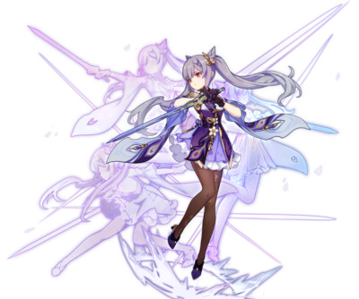 Genshin Impact Keqing Wish Weatherproof Anime Sticker 6" Car Decal | eBay