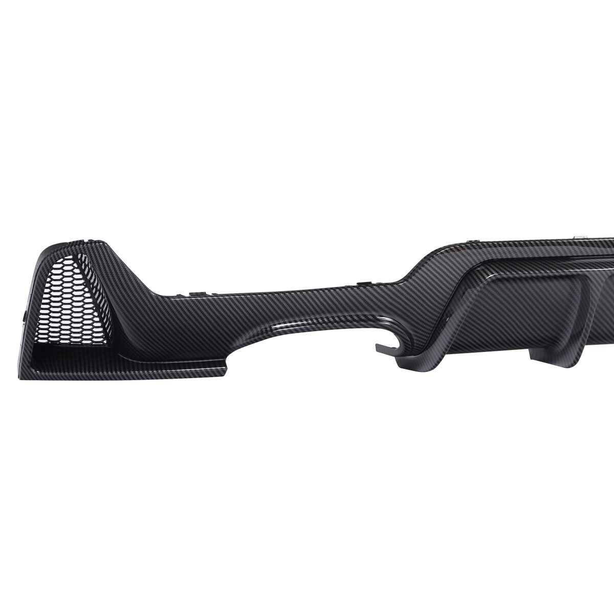Rear Diffuser Lip Carbon Fiber Look For 2014-2020 BMW F32 420i 428i ...