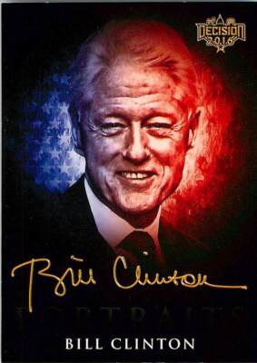 Bill Clinton CP4 2016 Decision Candidate Portraits (Hobby - Color) | eBay