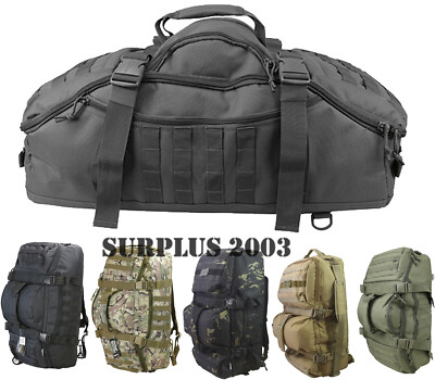British Army Style Operators Duffle Kit Bag 60L Deployment Holdall ...