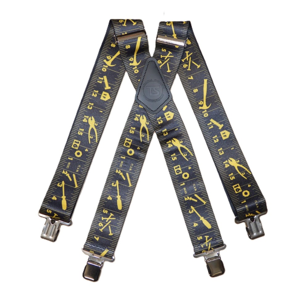 Men's Work Trouser Braces 2" Wide Heavy 50+ Designs - One Size Fits All ...