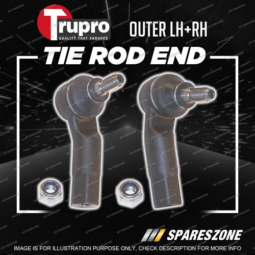 2 Pcs Trupro Outer Tie Rod Ends for Volkswagen Polo 6R 9N Hatch 7/2002 ...
