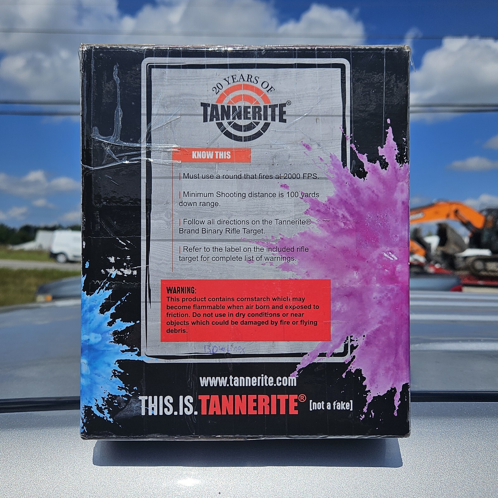 TANNERITE GENDER REVEAL KIT PINK BOOM BOX for sale online | eBay