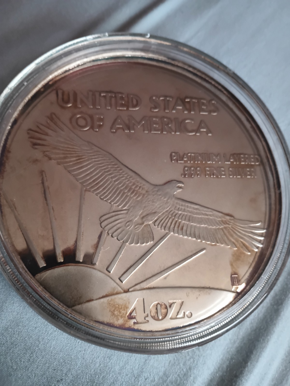 1 4oz Silver Coin 1 Drovers Bank 1oz Bar And a 1oz Public Enemy | eBay