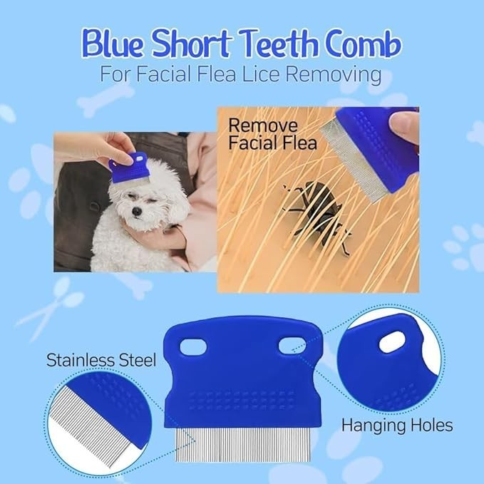 Flea/tick comb set 3pcs with free fast delivery Dog and cat | eBay UK