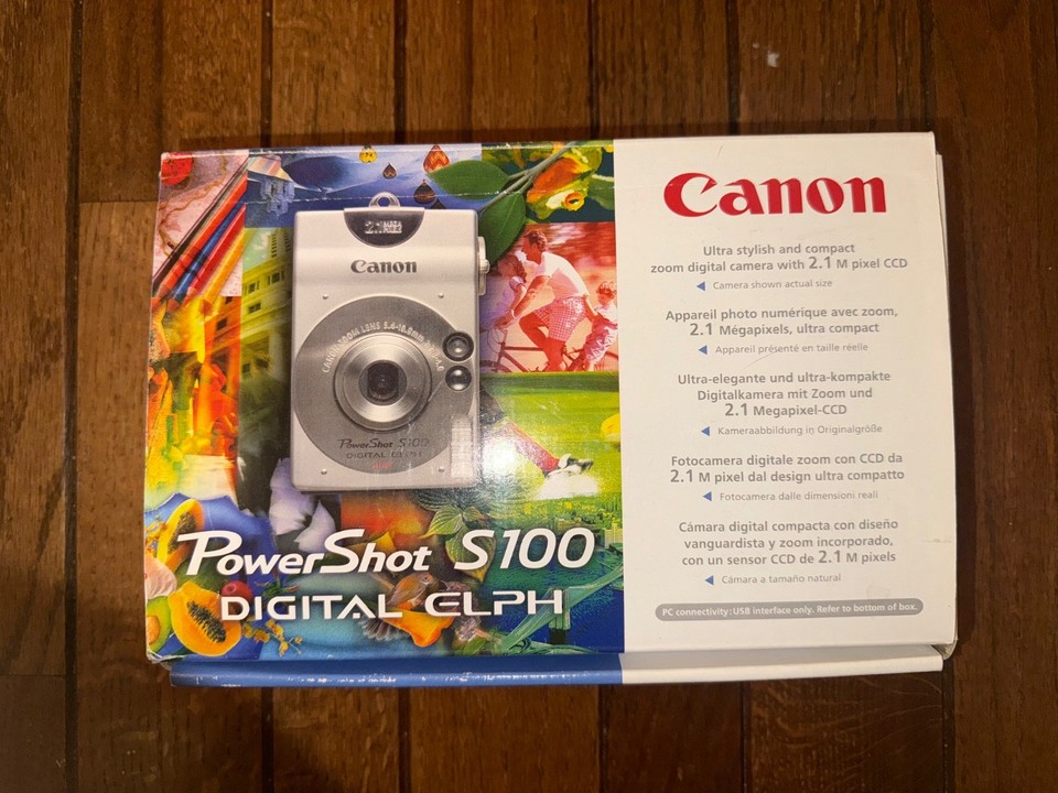 Canon PowerShot Digital ELPH S100 / Digital IXUS 2.0MP Digital Camera ...