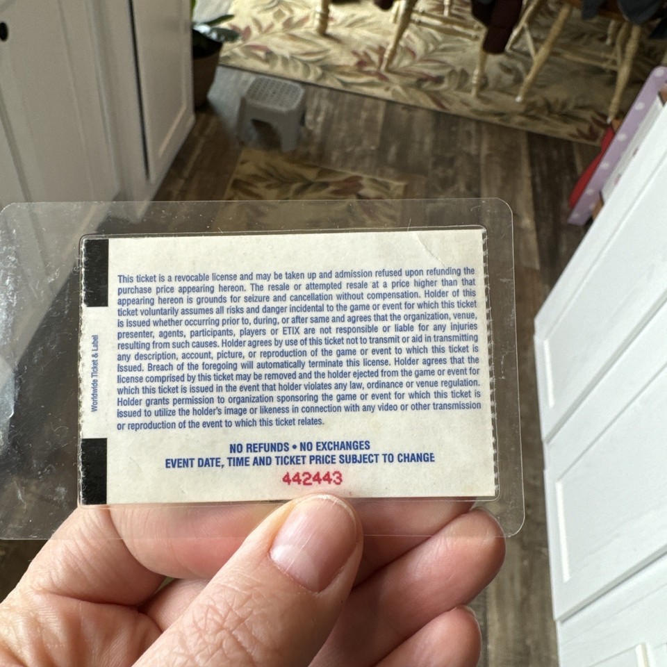 Misfits At Planet Rock Myrtle Beach Ticket Stub Laminated 2006 | eBay UK