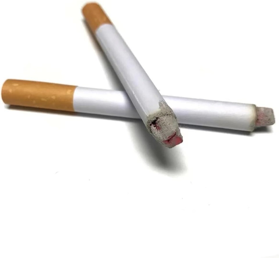 Fake Cigarettes,(Pack of 48),Fake Puff Cigarettes,3.25 Inch,Blow Smoke ...