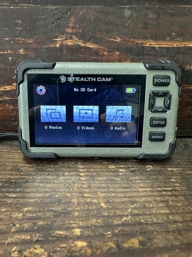 Stealth Cam STC-CRV43XHD SD Card Reader / Viewer Touch Screen 1080p 4.3 ...