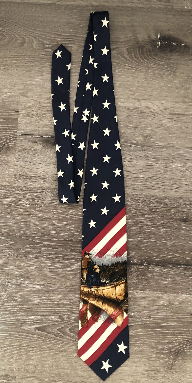 100% Silk Structure American Flag Tie patriotic USA..… - Gem 100% Silk Structure American Flag Tie patriotic USA..… - Gem