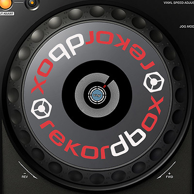 PIONEER REKORDBOX XDJ1000 XDJ 1000 JOG / SLIPMAT GRAPHICS / STICKERS ...